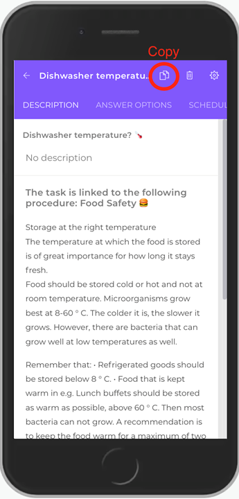 Manage, edit, delete tasks (app) - Knowledge Base