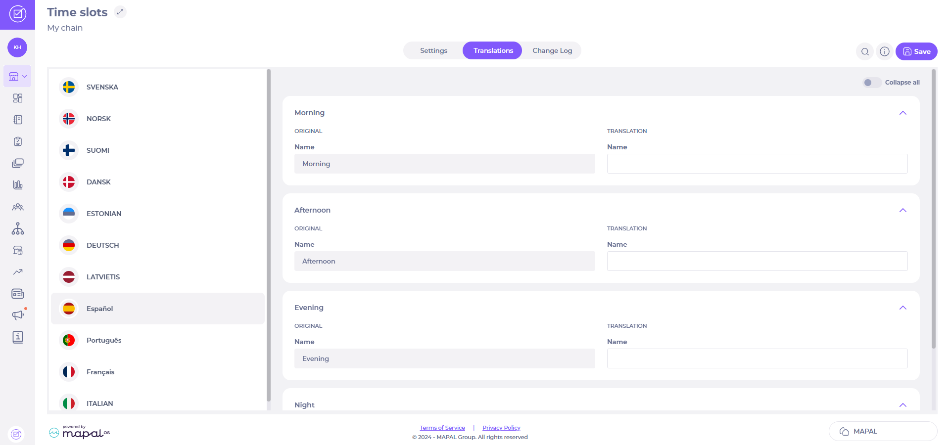Create time slots on tasks - Knowledge Base