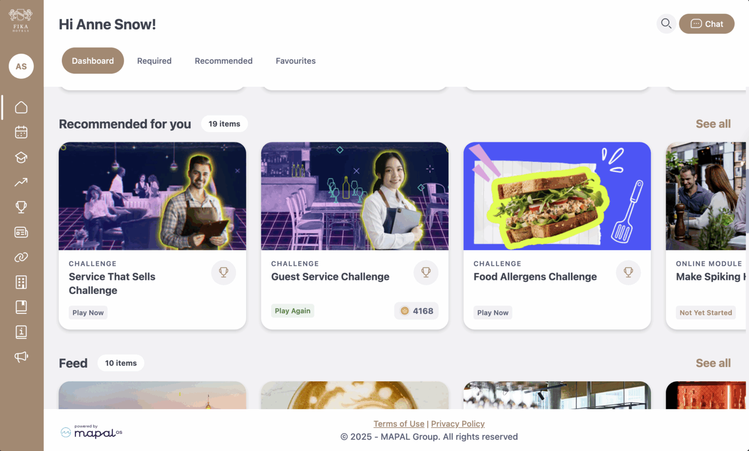 Understand the Mapal One dashboard - Knowledge Base