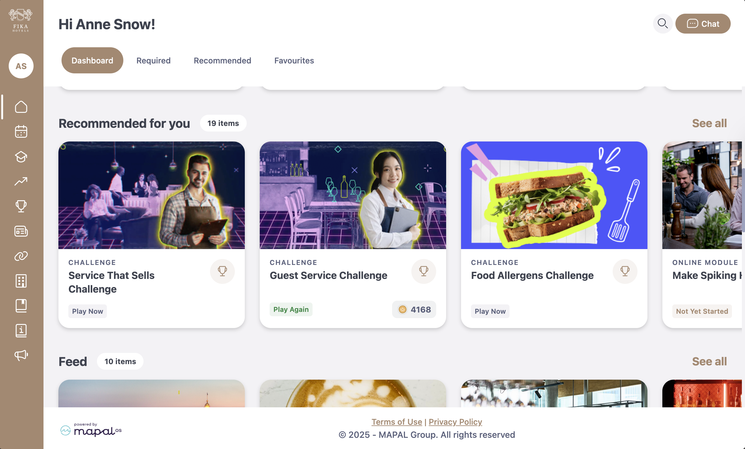 Understand the Mapal One dashboard - Knowledge Base