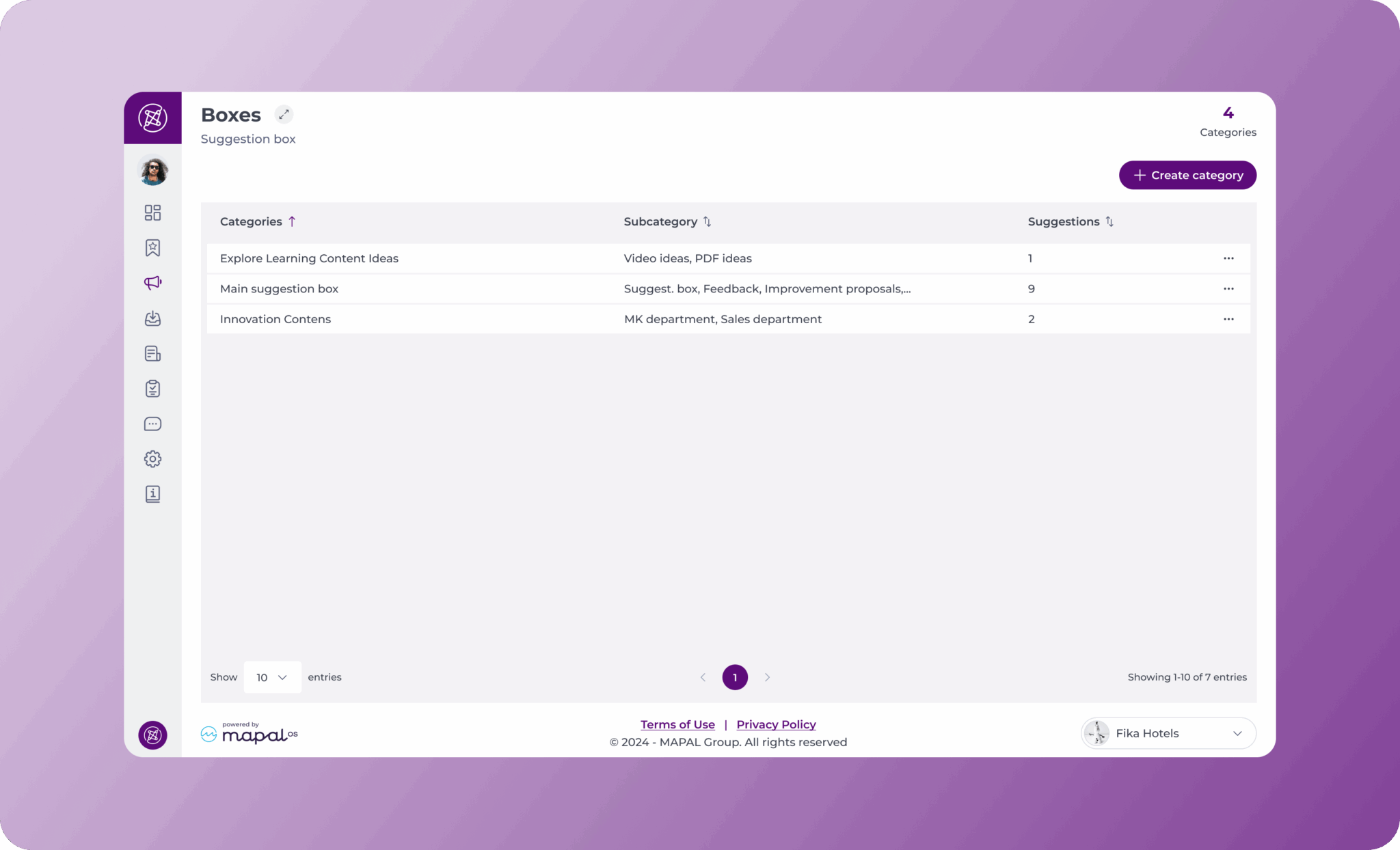Create suggestion boxes - Knowledge Base