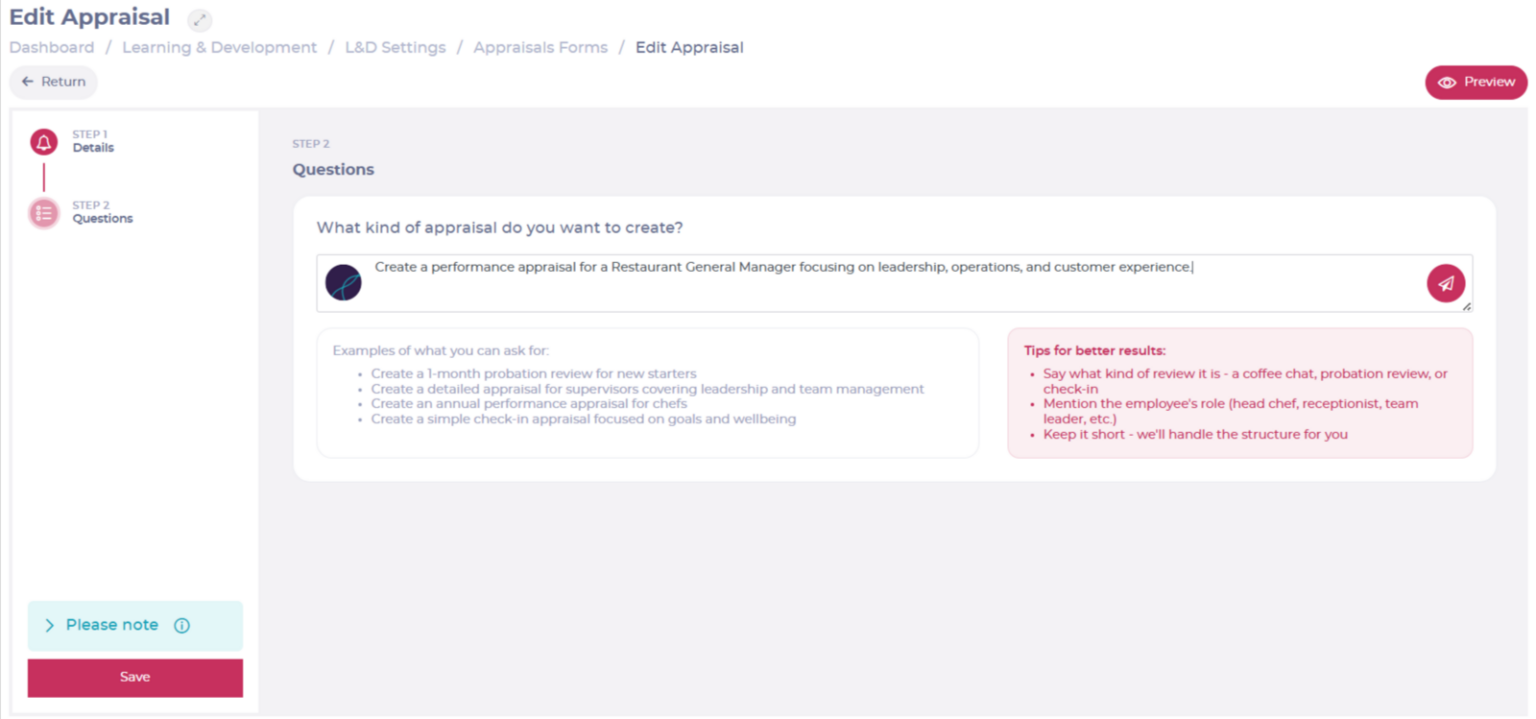 Understand appraisal questions - Knowledge Base