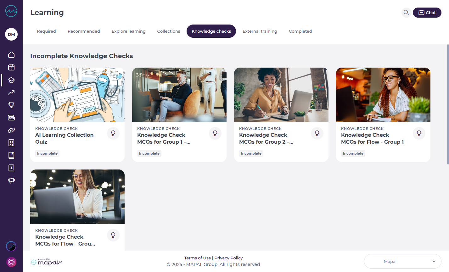 Take Knowledge Checks to test your skills - Knowledge Base