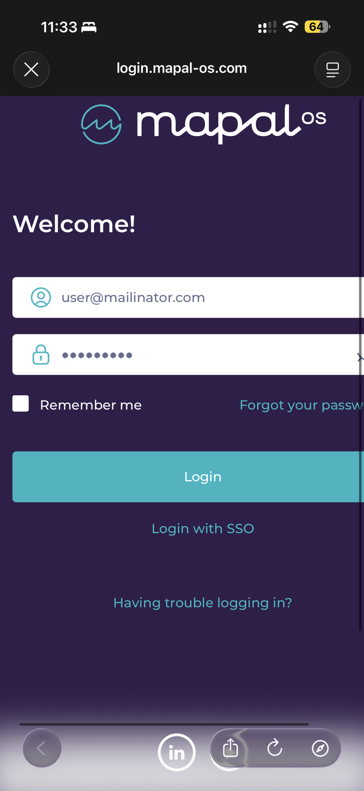 Access Mapal Manager with your Mapal OS account - Knowledge Base